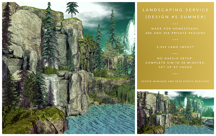 Second Life Marketplace - [F] Landscape 5 - Wildwood Isles - SUMMER (HS ...